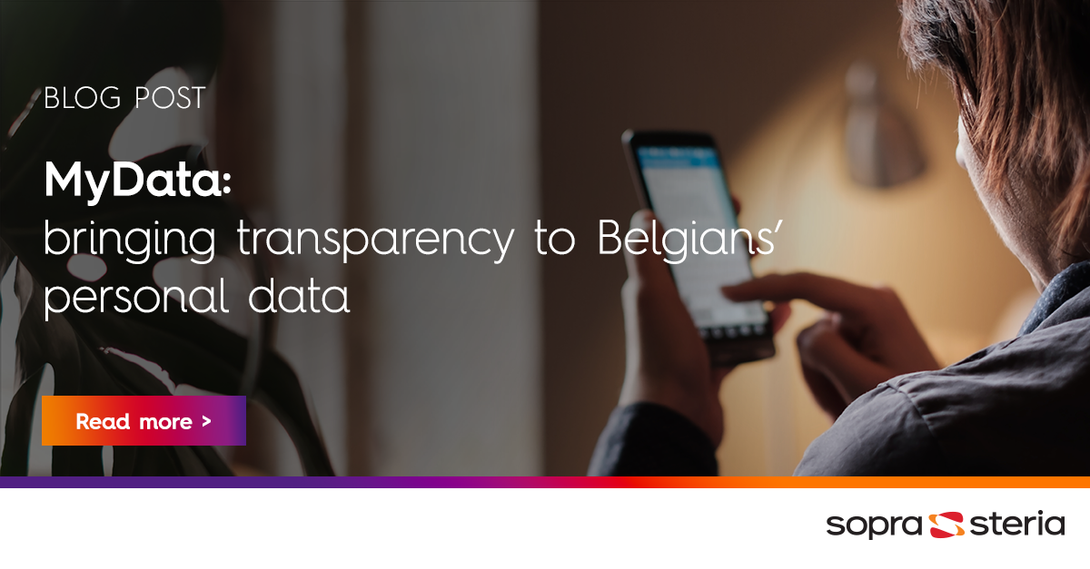 MyData: bringing transparency to Belgians’ personal data